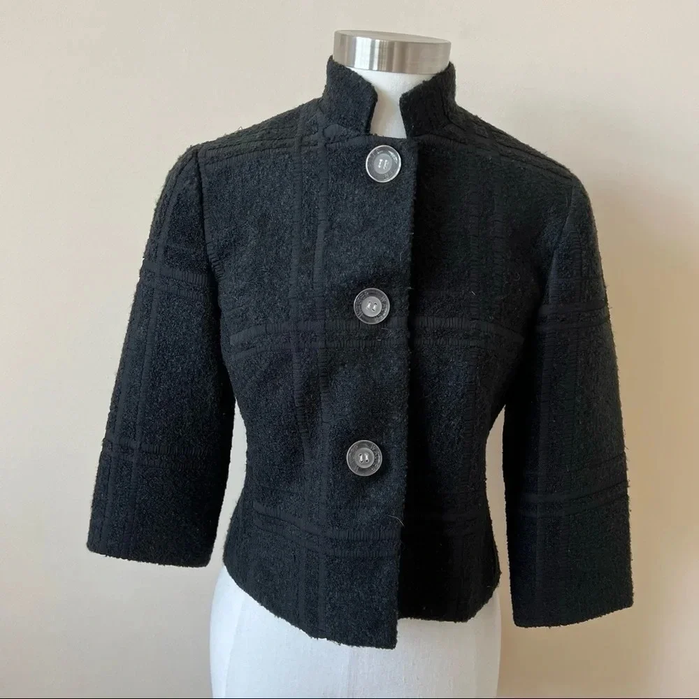 Walter | Jackets & Coats | Walter Three Button Mandarin Standup Collar ...